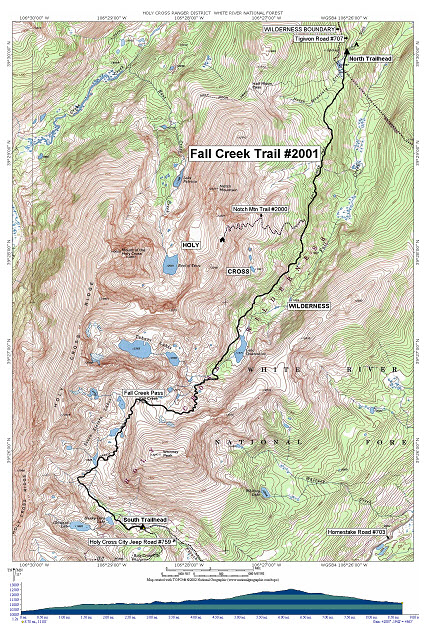 Fall Creek Trail Map