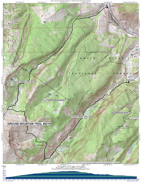 Grouse Mountain Trail Map